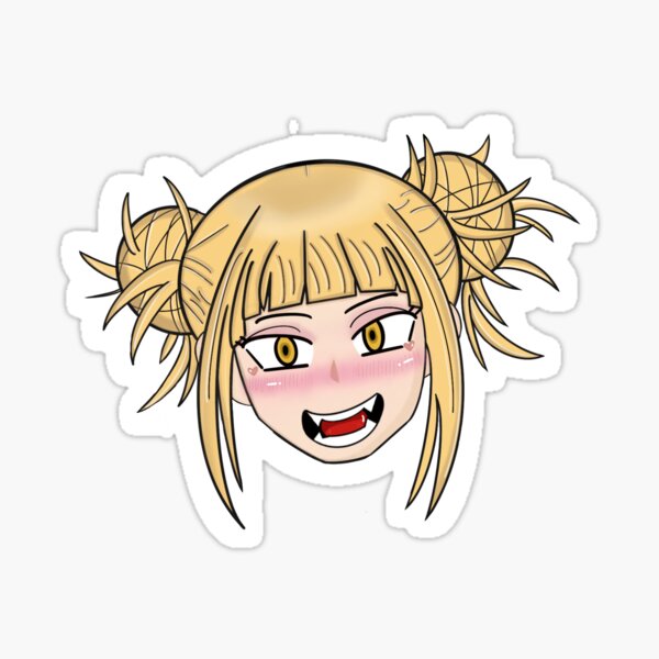 "Himiko Toga Sticker BNHA (MHA)" Sticker for Sale by RaccsCrafts ...