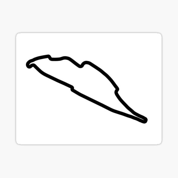 "Montreal F1 Track Map" Sticker for Sale by FlatOutDecals | Redbubble