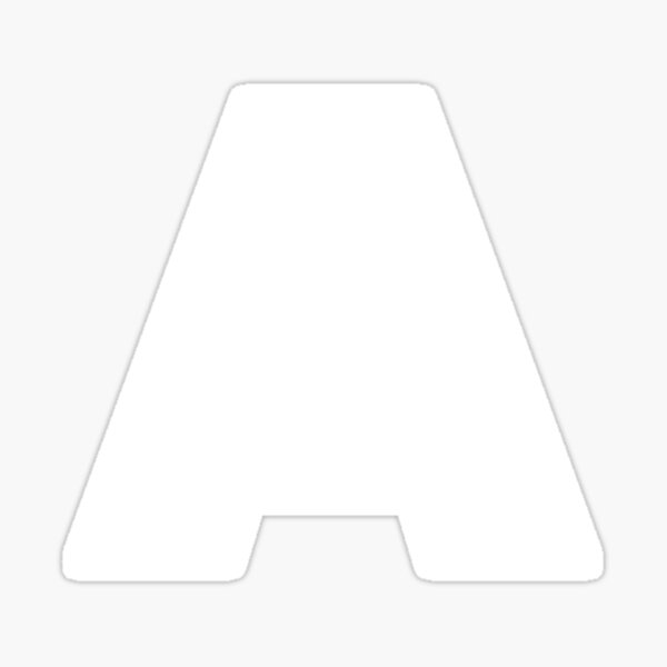 "Letter A" Sticker for Sale by Doaa38 | Redbubble