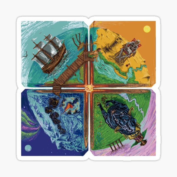 "Number Four" Sticker by SpiritualAm | Redbubble