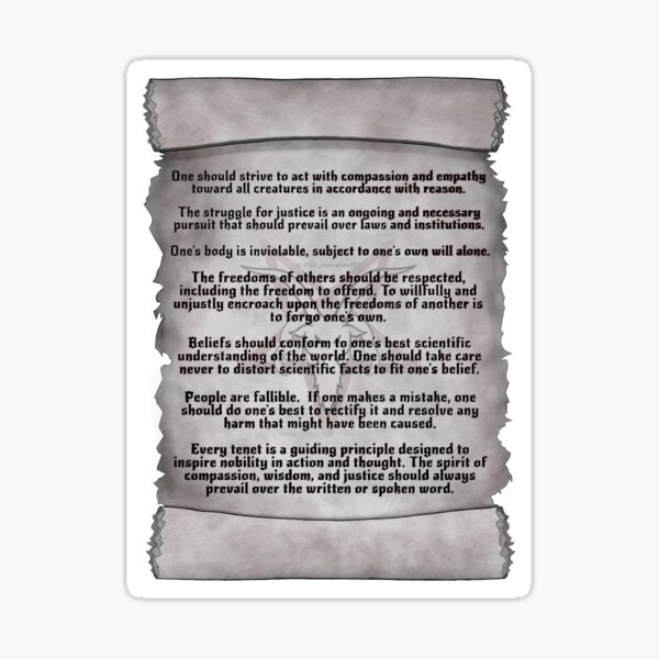 "Officially licensed TST tenets" Sticker for Sale by jennaraetionART ...