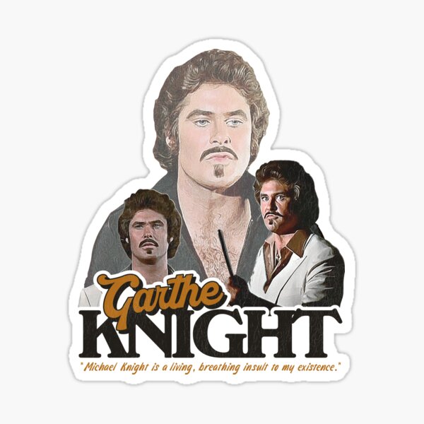 Stickers Paper Knight Rider Don't Barf on the Garth Knight TV Series 5 ...