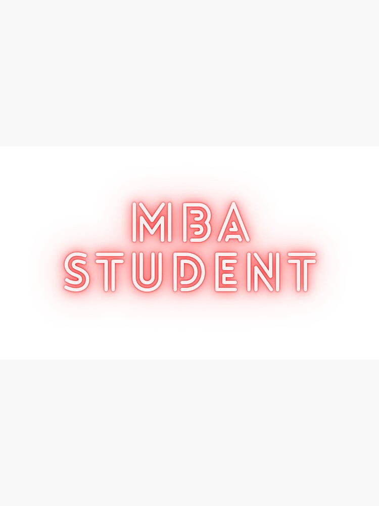 "MBA Student" Sticker for Sale by omgitsme222 | Redbubble