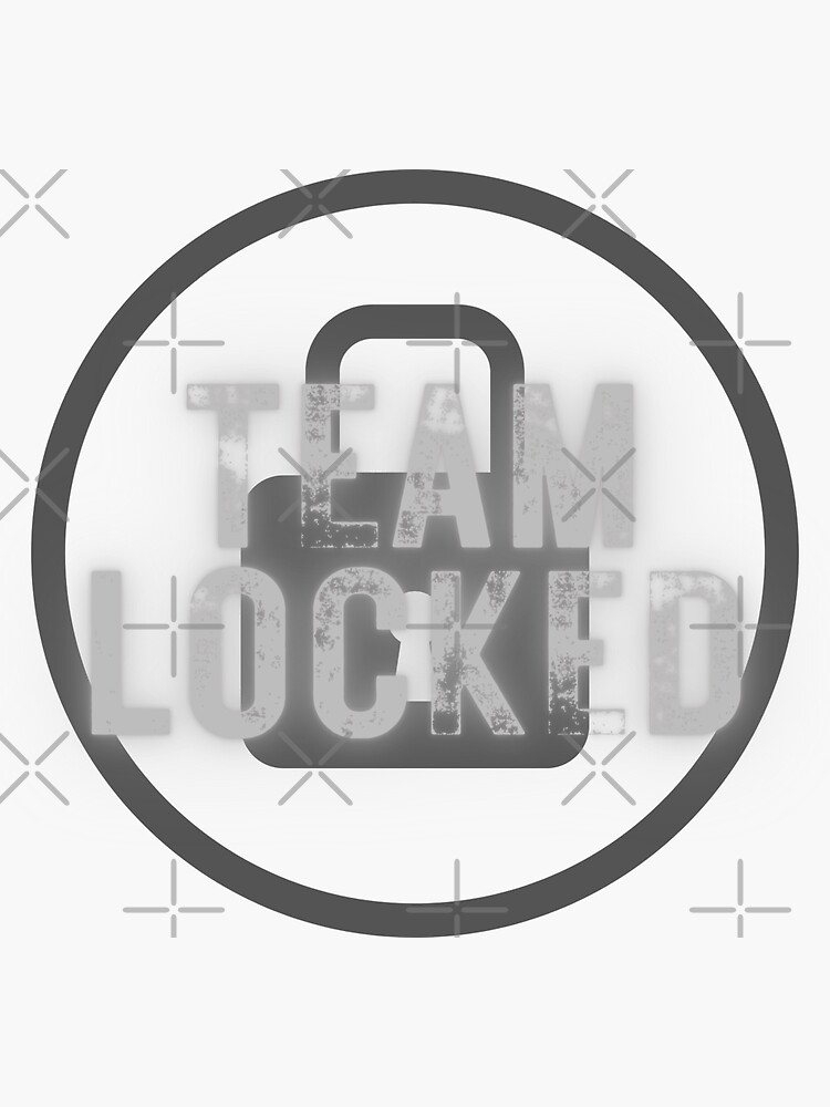 "Team Locked Graphic Design - Neutral " Sticker by DaddyKoti | Redbubble