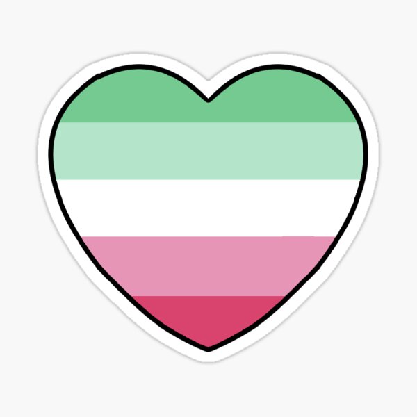 "Abro LGBTQIA Pride Heart" Sticker by NostalgiaCity | Redbubble