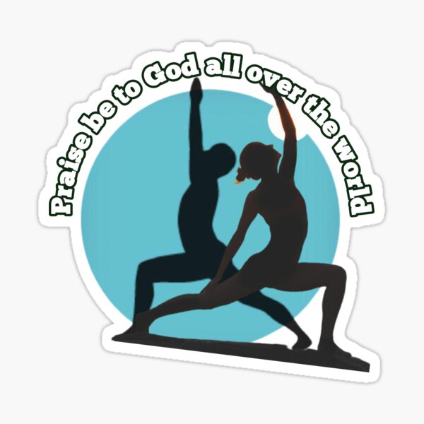 "Praise the lord" Sticker by Hembrom05 | Redbubble