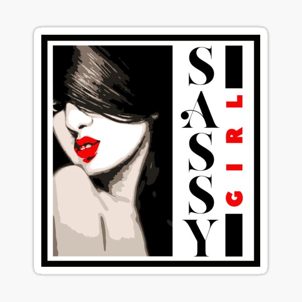 "girl in red" Sticker for Sale by ArshonDesigns | Redbubble