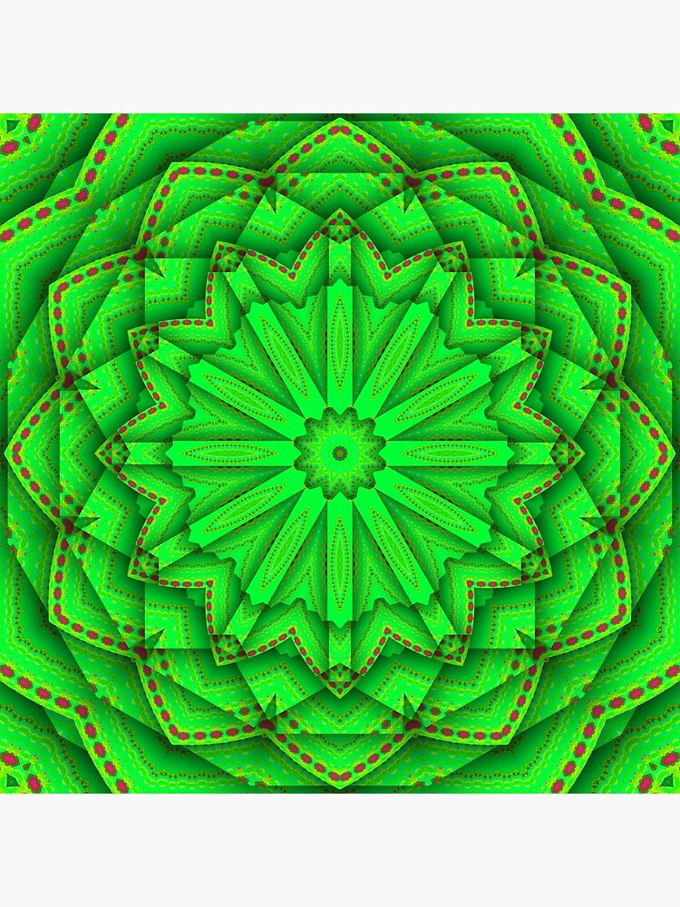 "Green 3D crazy pinwheel " Poster for Sale by ArtTheresaLynn1 | Redbubble