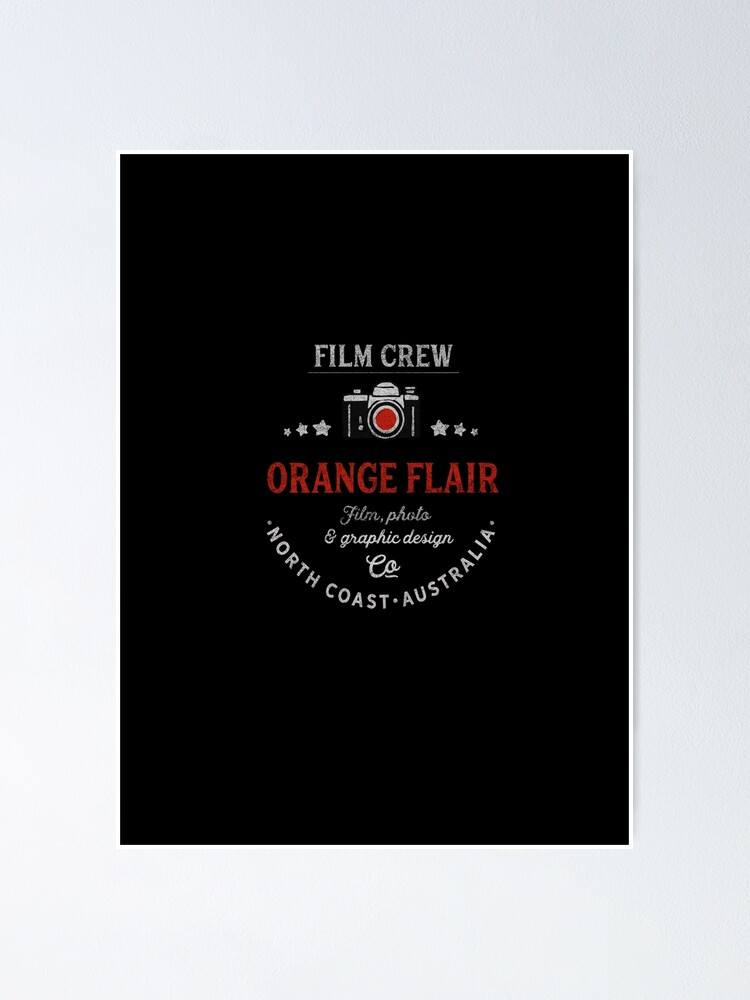 "Vintage Style Film Crew Logo" Poster for Sale by Anna-arty-flair ...