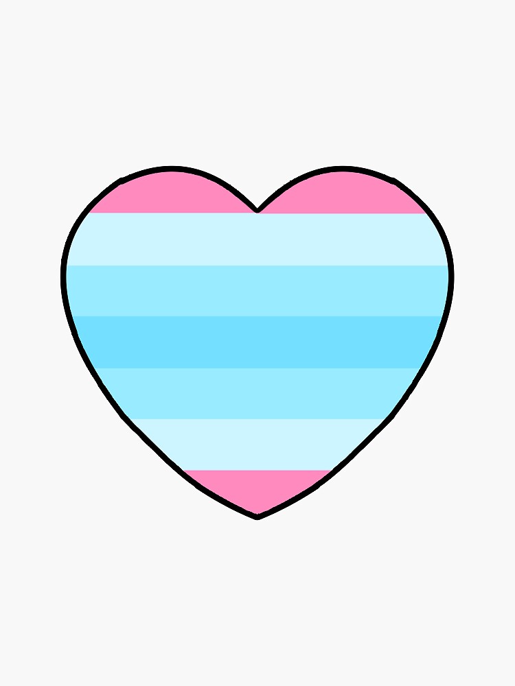 "Transmasc LGBTQIA Pride Heart" Sticker for Sale by NostalgiaCity ...