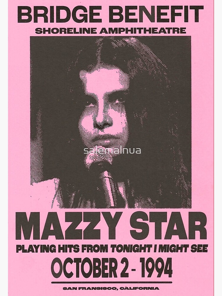 "mazzy star" Poster for Sale by salemalnua | Redbubble