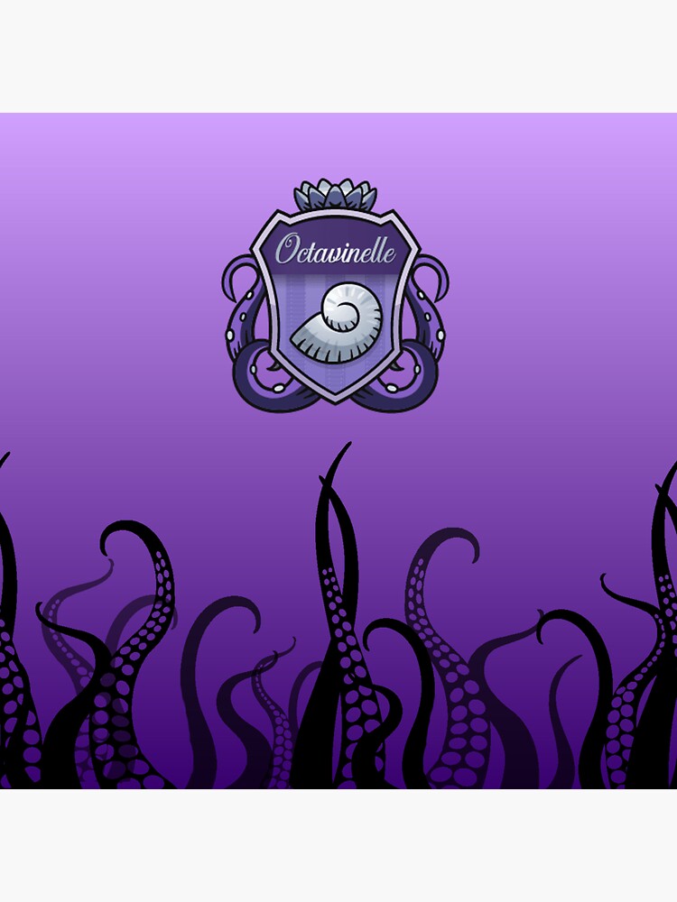 "Octavinelle skin and crest" Sticker for Sale by Unearthedphotos ...