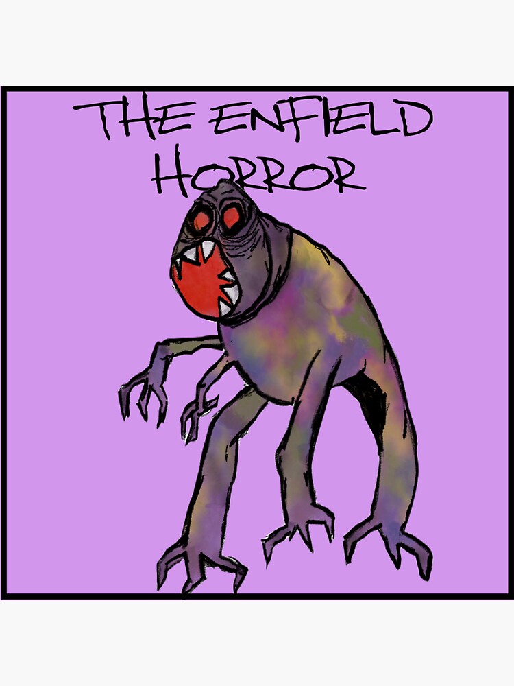 "Pastel Enfield Horror" Sticker by Normanbates13 | Redbubble