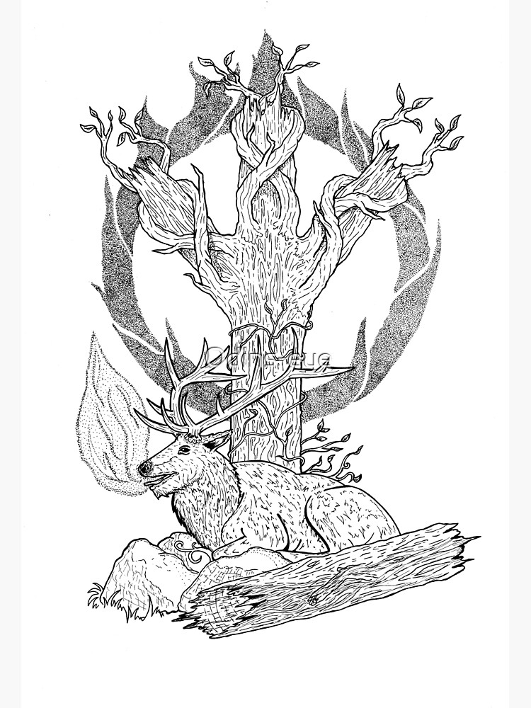 "Algiz Norse Rune " Art Print for Sale by Odins-eye | Redbubble