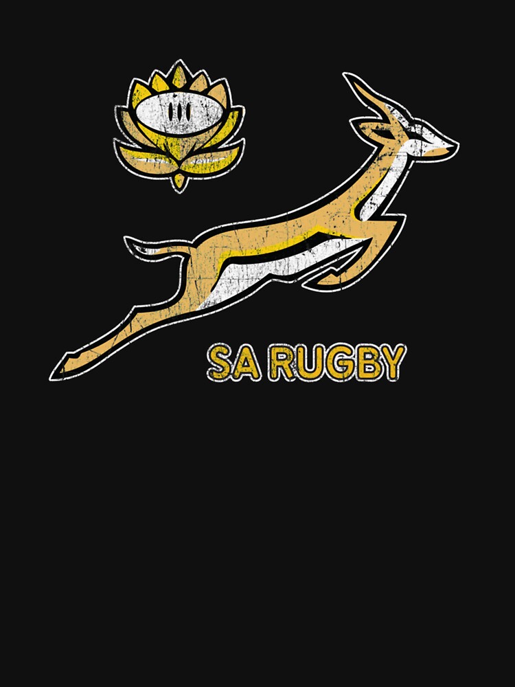 "SA Rugby - Vintage Springbok logo Essential T-Shirt" T-shirt for Sale ...