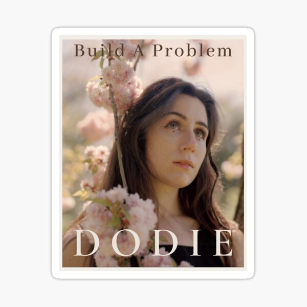 "dodie build a problem poster design" Sticker for Sale by curlinashop ...