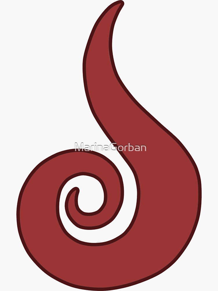 "Japanese Fire Symbol Anime" Sticker for Sale by MarinaGorban | Redbubble