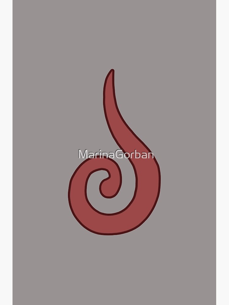 "Japanese Fire Symbol Anime" Poster by MarinaGorban | Redbubble