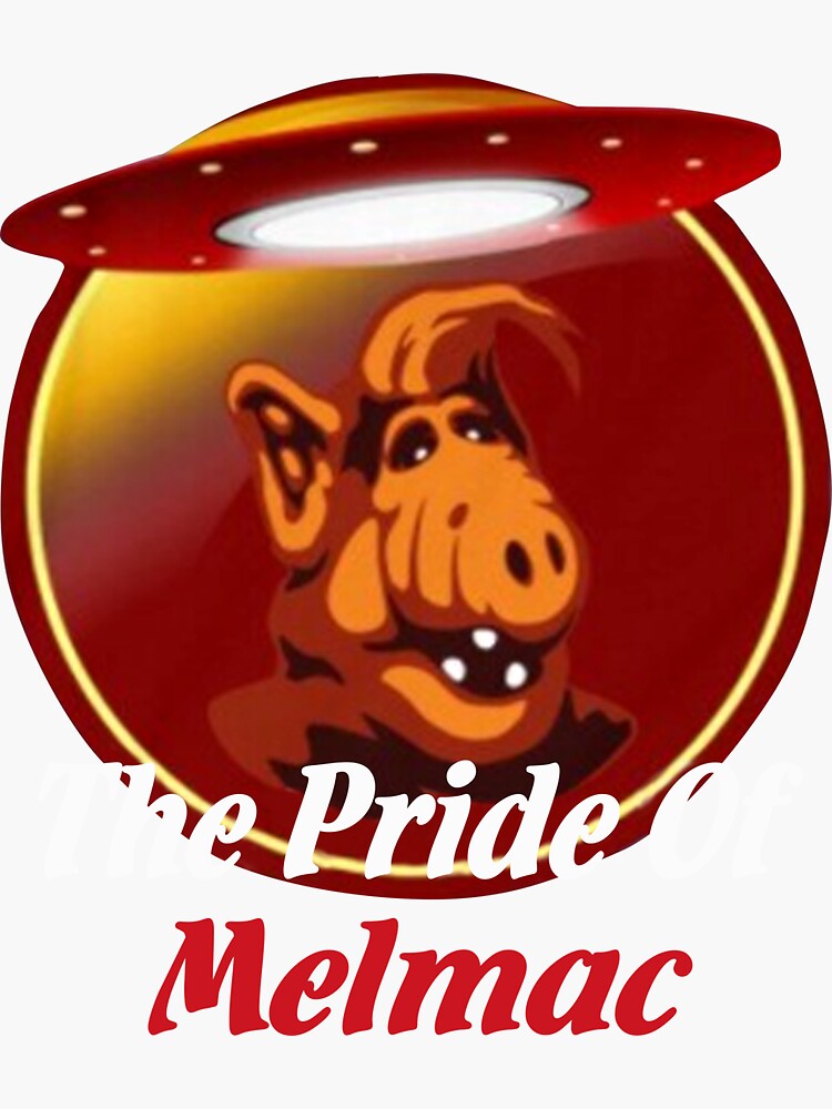 "The pride of melmac sticker alf" Sticker for Sale by LiviaCastro9800 ...