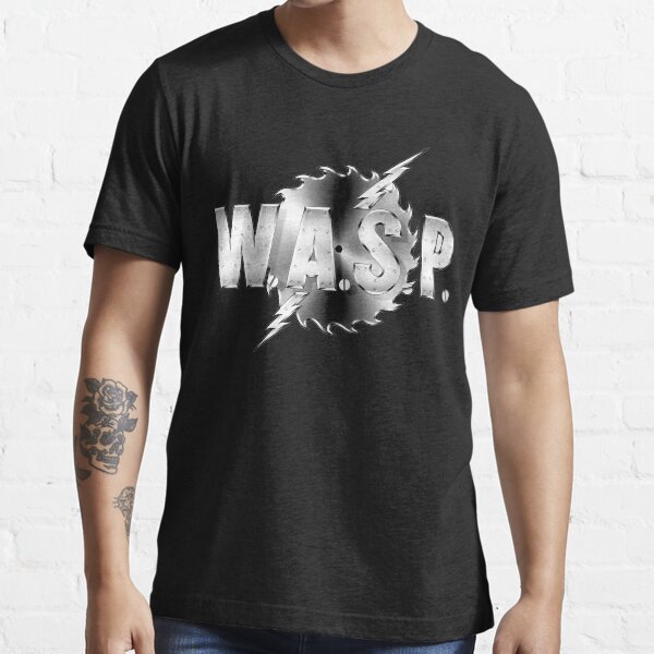 "wasp band logo Essential" T-shirt for Sale by JasonBrewer | Redbubble ...