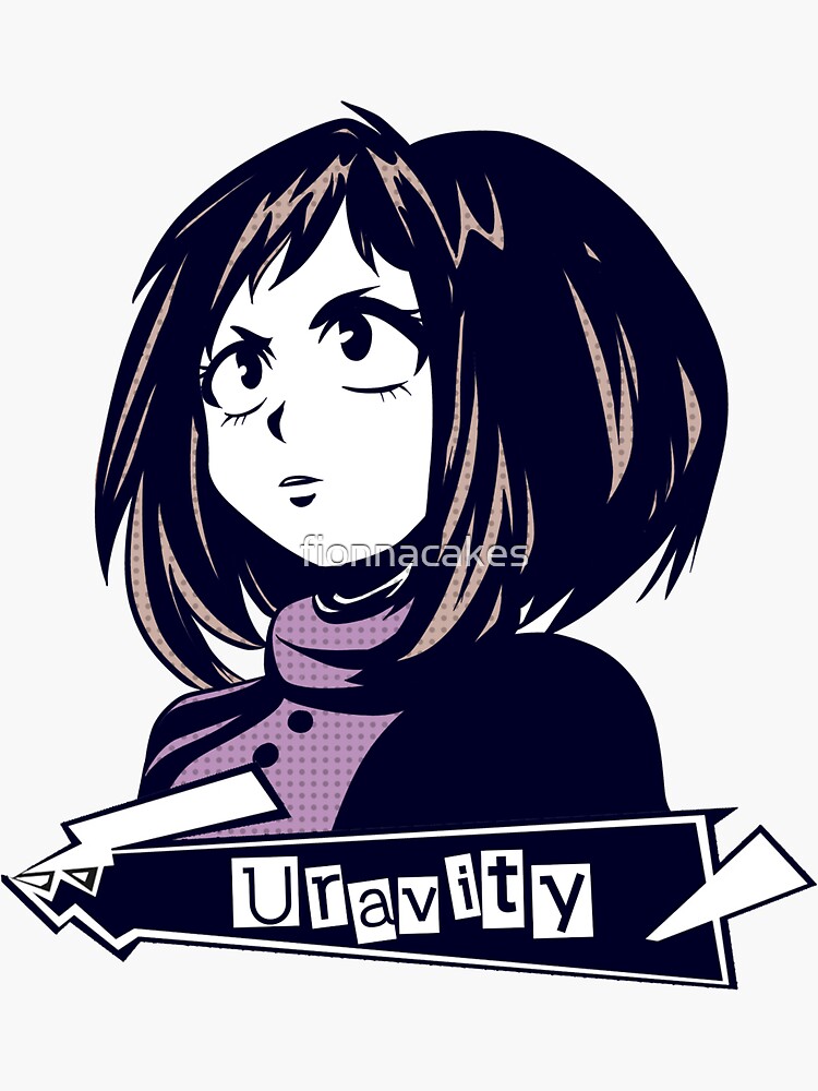 "ochako uraraka" Sticker by fionnacakes | Redbubble