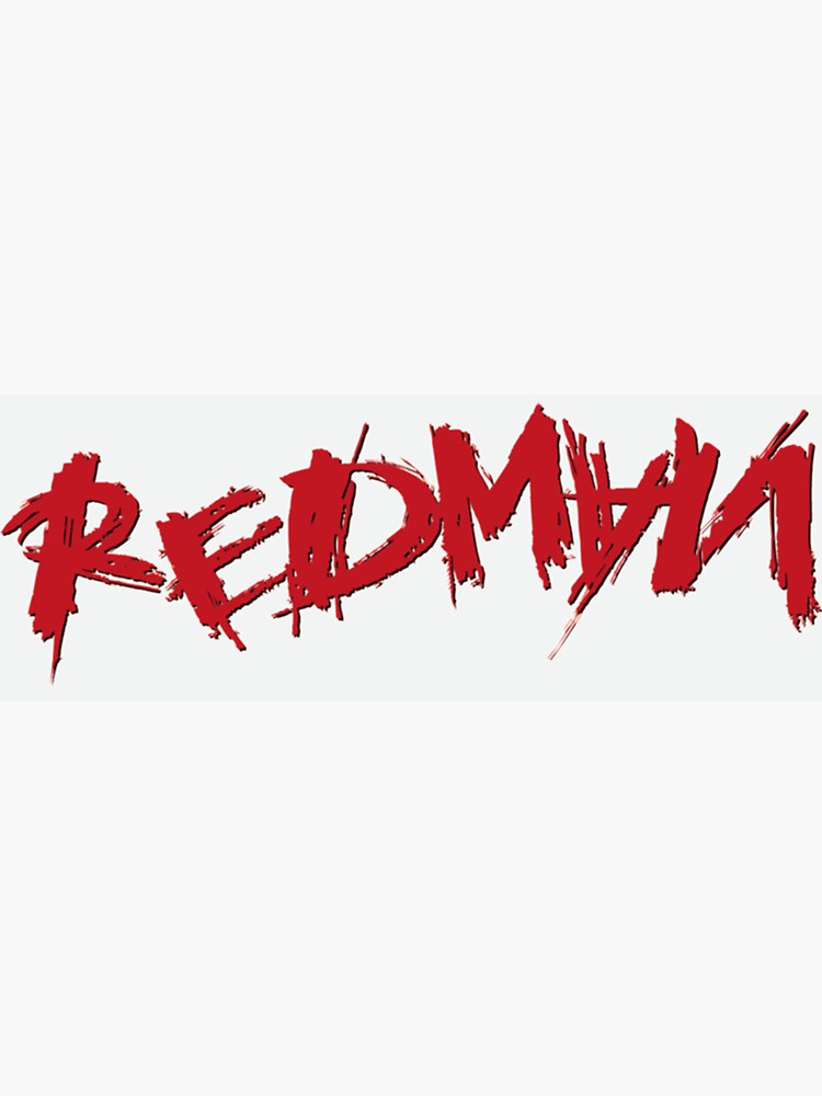 "REDMAN Logo Essential T-Shirt" Sticker for Sale by GeraldBohm | Redbubble