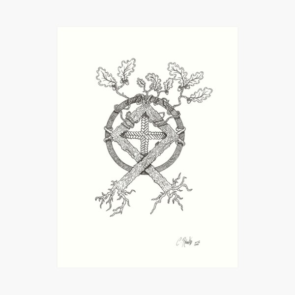 "Othala Norse Rune" Art Print by Odins-eye | Redbubble