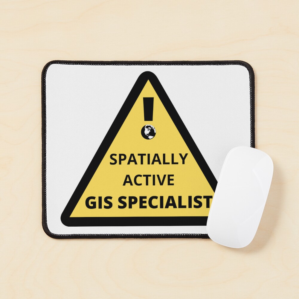 "Spatially active GIS specialist" Sticker for Sale by Suzielie | Redbubble