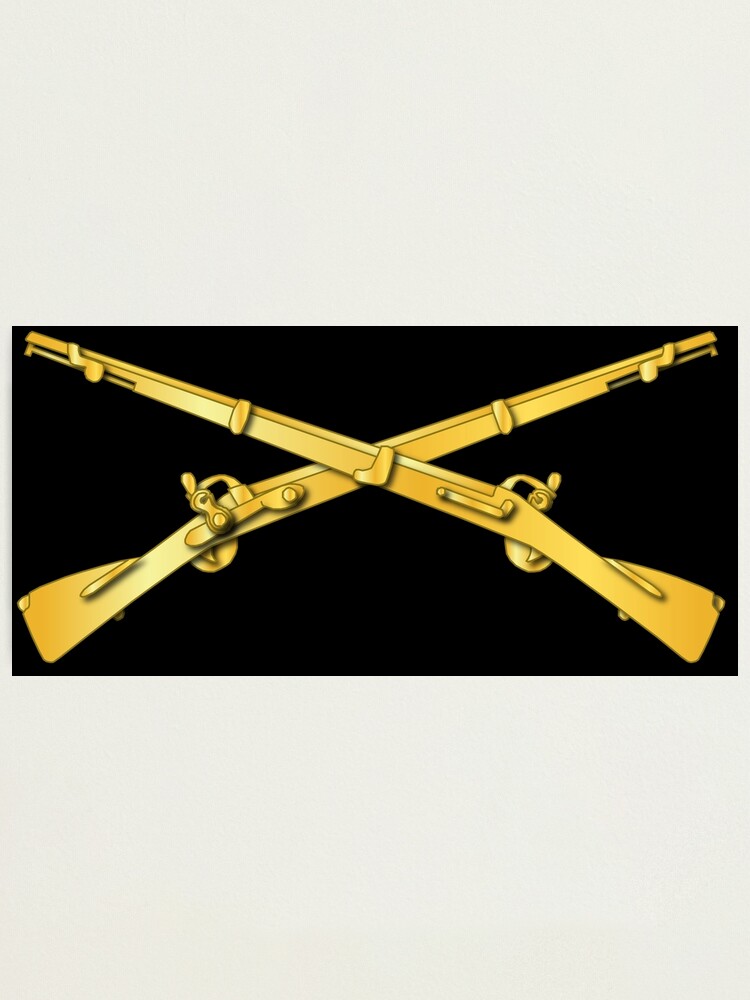 Crossed Rifles Infantry Branch Insignia