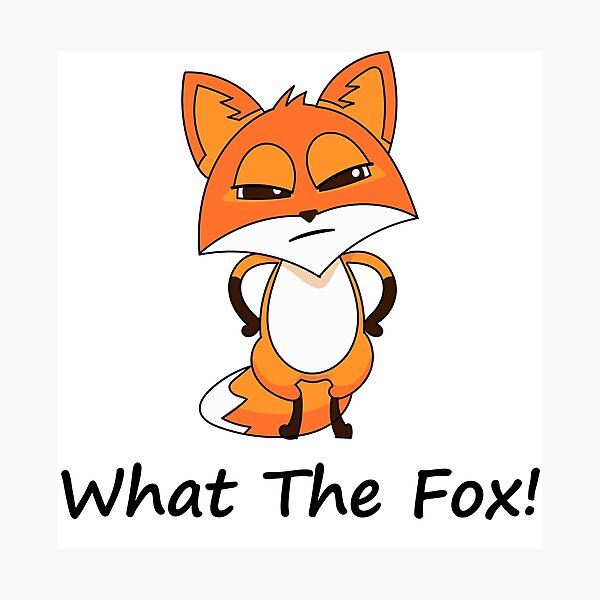 Impression photo « Qu'est-ce que le renard - Funny Meme », par ...