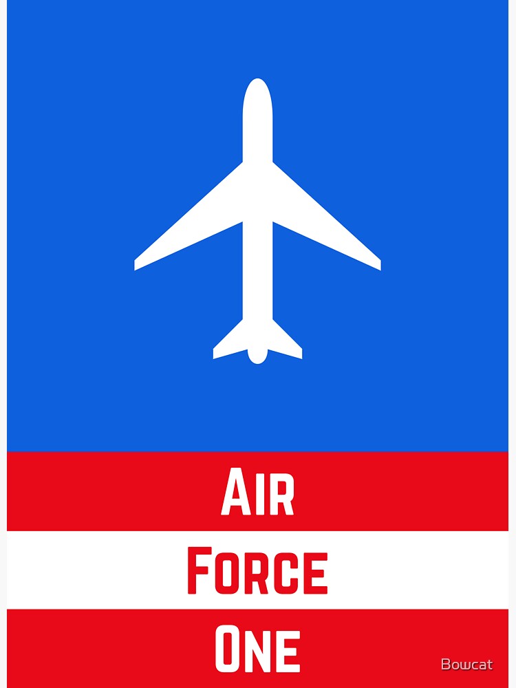 "Air Force One" Sticker by Bowcat | Redbubble
