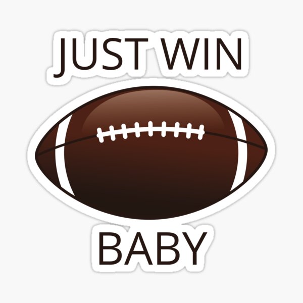 "Antonio Brown Just Win Baby" Sticker for Sale by ilyesmaestro | Redbubble