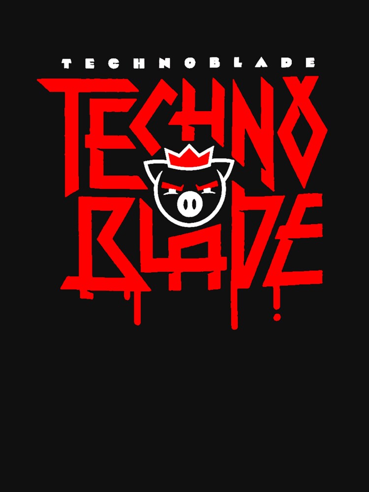 "TechnoBlade Logo Red Classic T-Shirt" T-shirt for Sale by ...