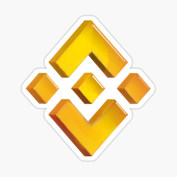 "bnb binance gold" Sticker for Sale by kumorodadi | Redbubble