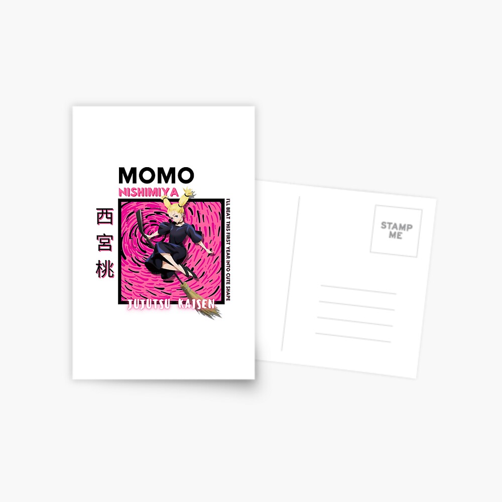 "06/10 Momo Nishimiya jjk - Jujutsu Kaisen Anime (Black)" Postcard by ...