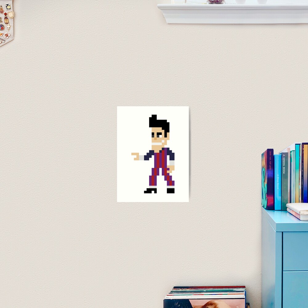 "Robbie Rotten Pixel" Art Print for Sale by paasikivi93 | Redbubble
