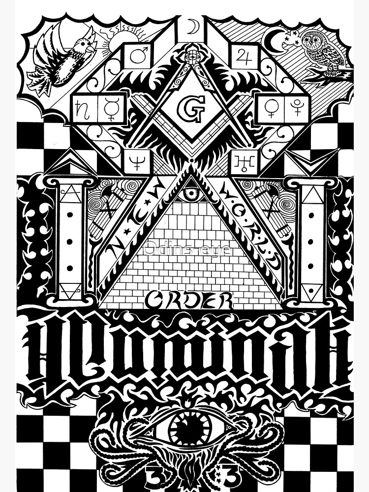 "illuminati" Poster for Sale by Odins-eye | Redbubble