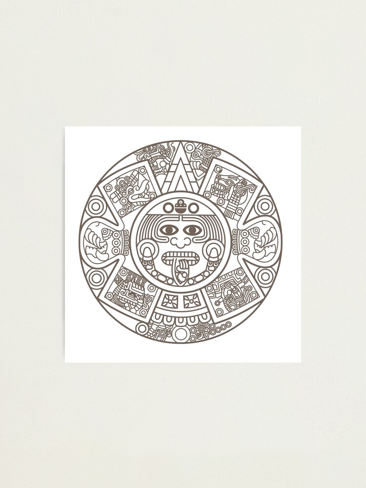 Lámina fotográfica «Círculo maya» de whereables | Redbubble