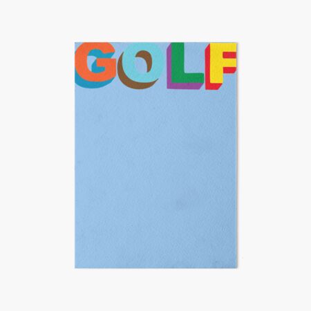 Lámina rígida «Los más vendidos Tyler The Creator GOLF logo Essential T ...