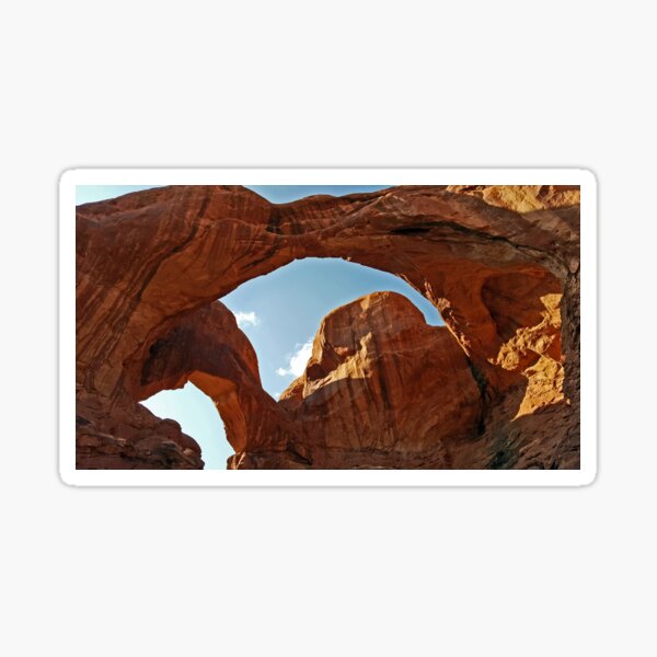 "Double Arch" Sticker by JSquaredDesign | Redbubble