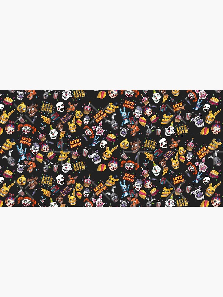 FNAF Five Nights at Freddy's Desk Mat, Horror Desk Mat sold by Tablet ...