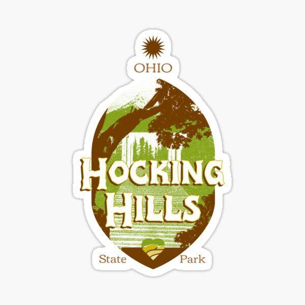 "Hocking Hills State Park" Sticker by ZestyMojo | Redbubble