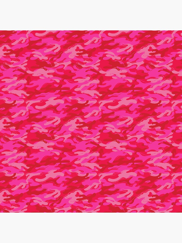 "Pink Camouflage" Sticker for Sale by iceflowdesign | Redbubble