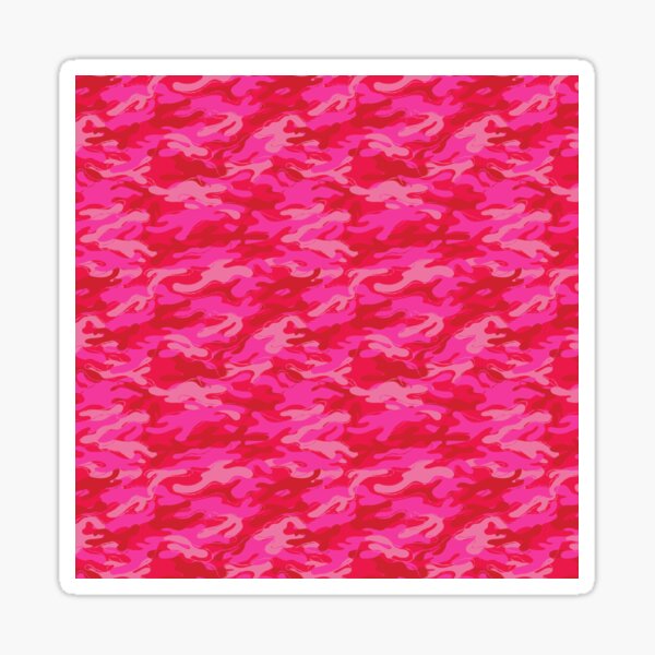 "Pink Camouflage" Sticker for Sale by iceflowdesign | Redbubble