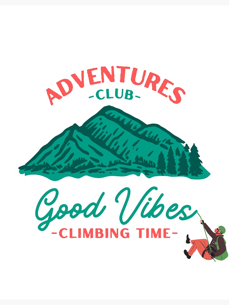 "climbing time" Sticker for Sale by Rima0709 | Redbubble