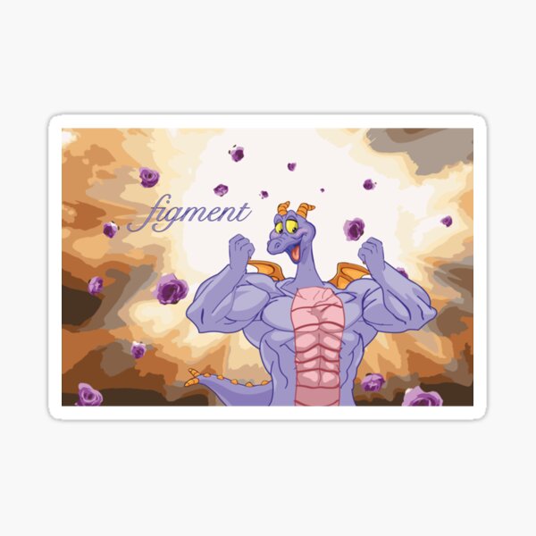 "Buff Figment " Sticker for Sale by DressingShops | Redbubble