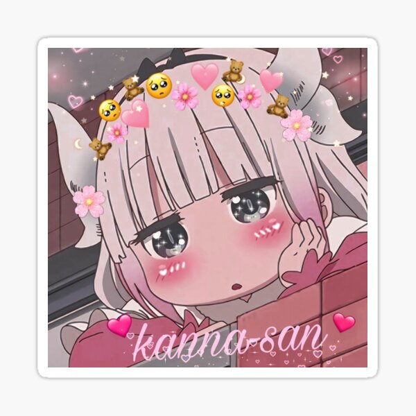 "Kanna-San" Sticker for Sale by OanaDaniela | Redbubble