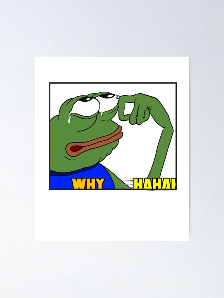 "Sad meme frog design why ? Hahah ? - valentines day - gift for friends ...