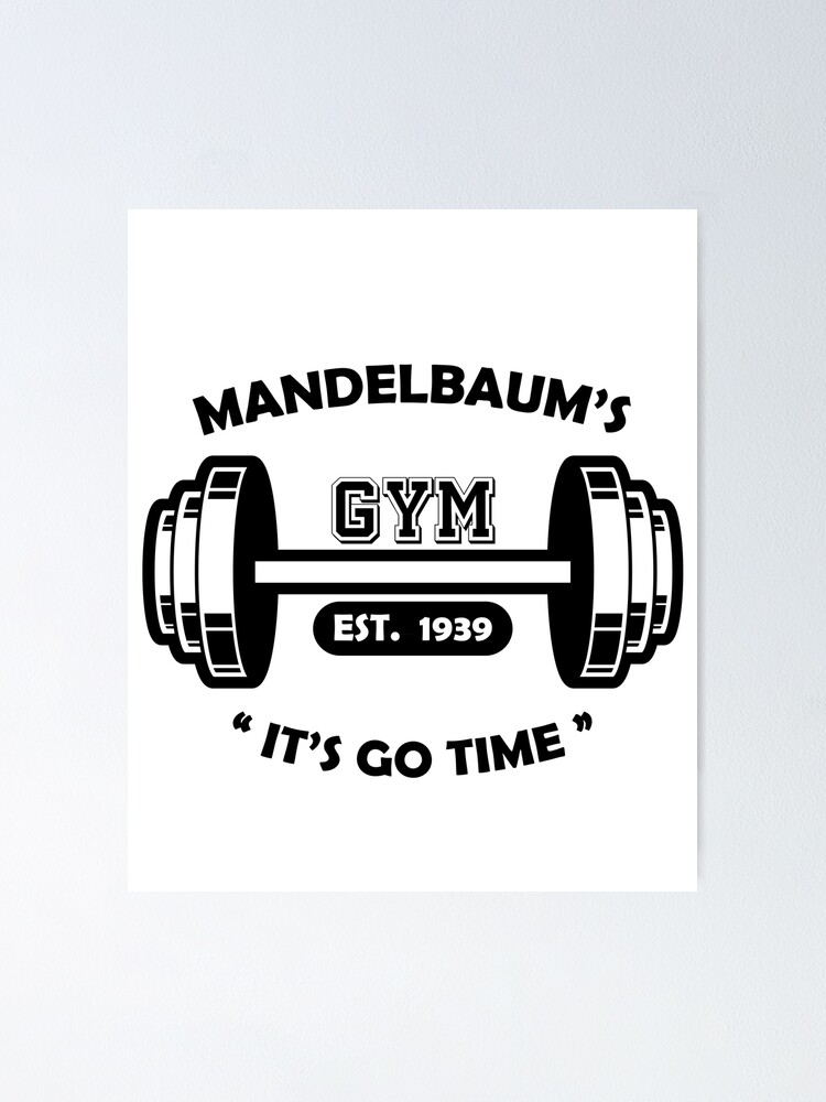 "Mandelbaum's Gym" Poster for Sale by JimmyJD | Redbubble