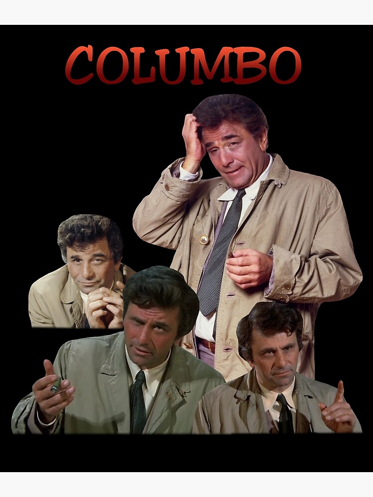 "Columbo character sticker television poster" Greeting Card for Sale by ...